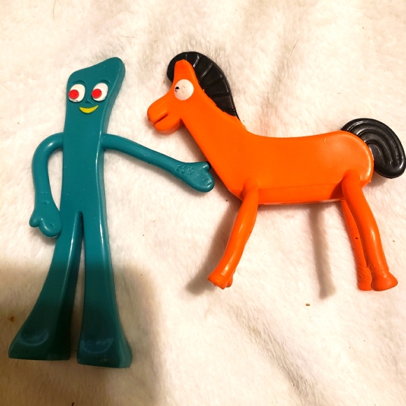 Gumby & Pokey | Toys | Vintage Mini Gumby And Pokey Tesco Prema Toy ...